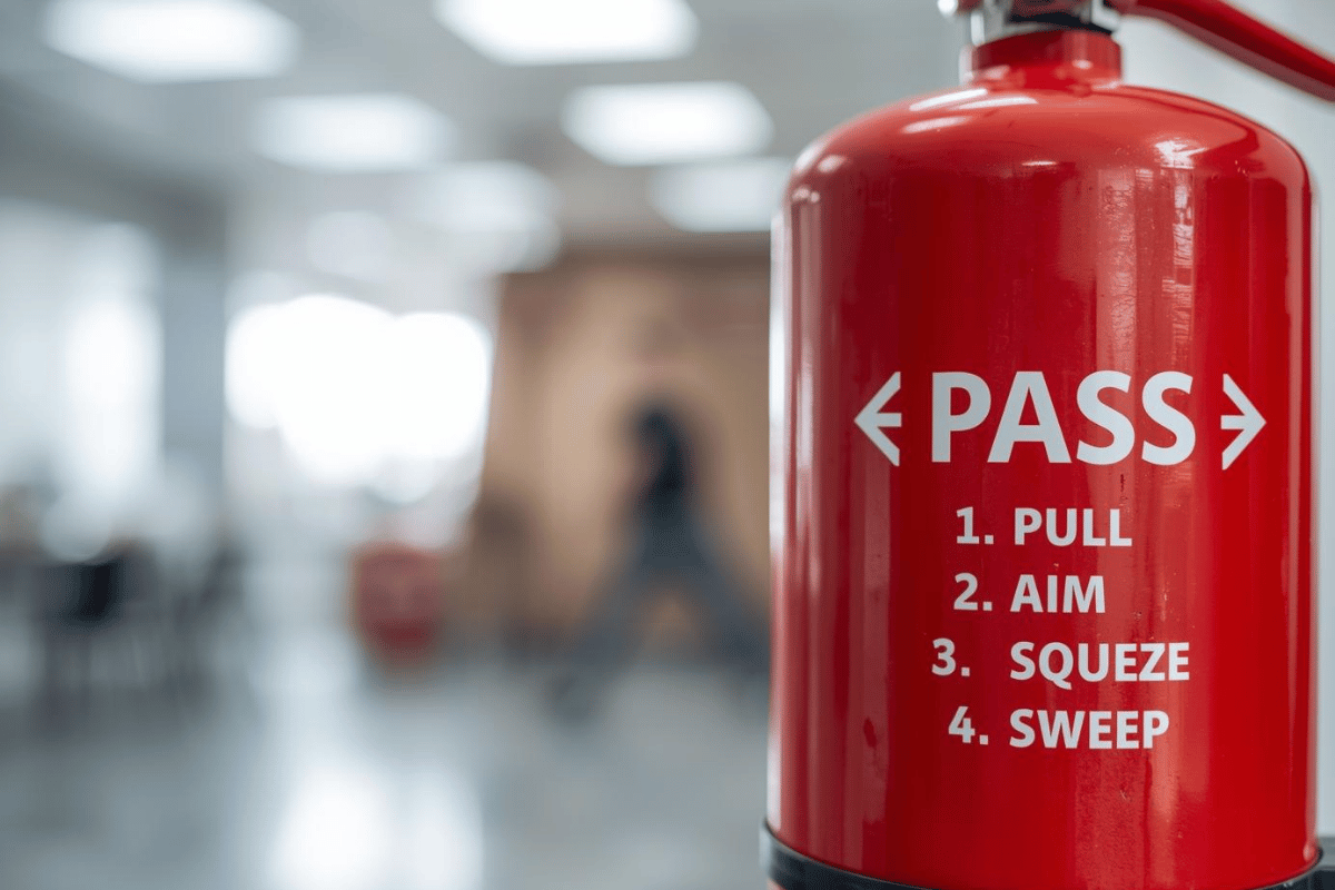 What Does PASS Stand for When Using a Fire Extinguisher?